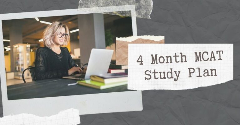 4 Month MCAT Study Plan - Prep For Med School