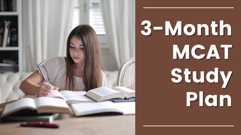 4 Month MCAT Study Plan - Prep For Med School