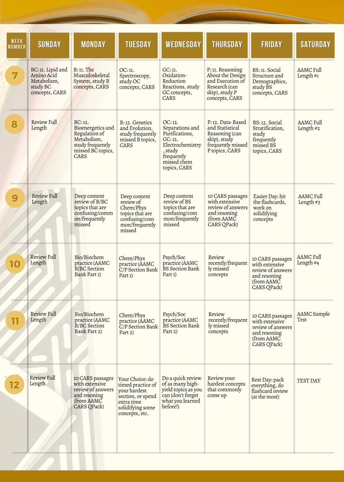 3 Month MCAT Study Plan Prep For Med School